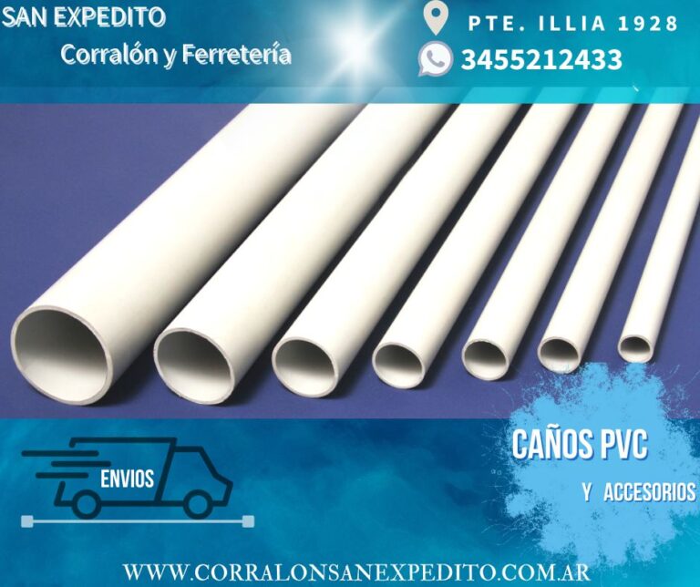CAÑOS PVC – Corralón San Expedito